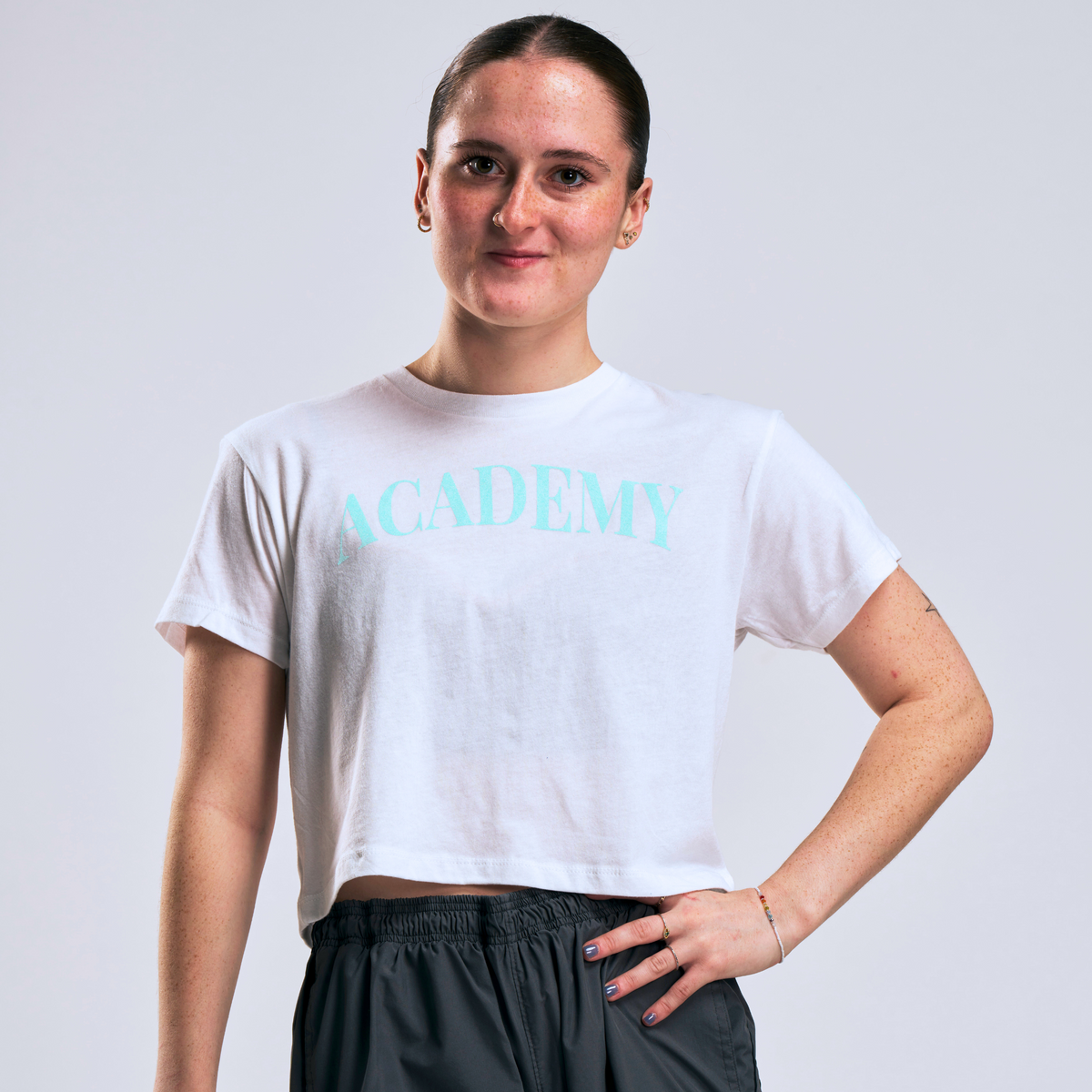 Academy Crop T-shirt – Steps on Broadway Boutique
